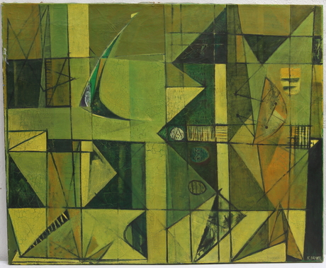 KNUT IRWE. "The tree of the forest". Oil on canvas, signed. Art ...