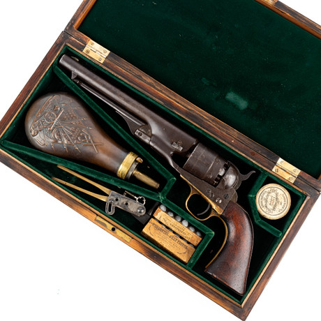 A REVOLVER, Army Colt, USA 1860. 44 Cal. Serial number 19639. Weapons ...