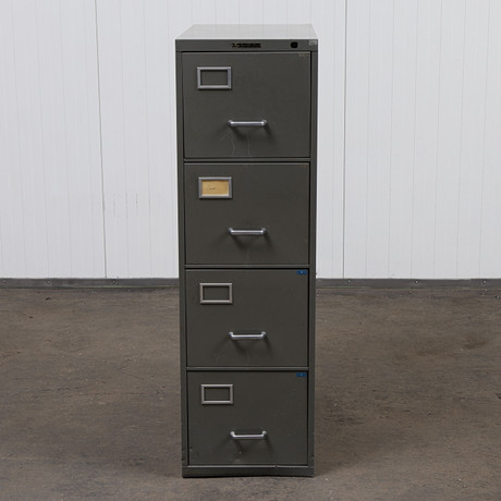 A metal filing cabinet, Remington Rand, Kardex, Sweden, 20th century ...