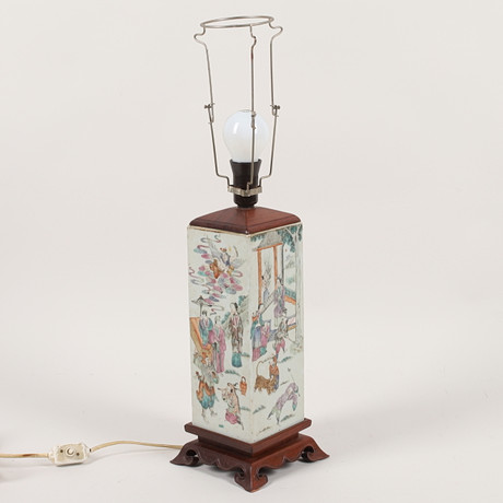 A remade Asian porcelain table lamp, 1700/19th century. Lighting ...