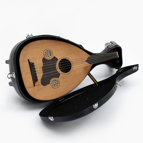 ARABIC STRINGED INSTRUMENT, LUT/OUD, inside handwritten label “Ud ...