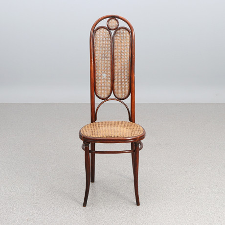 GEBRÜDER THONET, STOL, böjträ och rotting, tidigt exemplar av modell ...