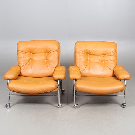 “Kimo” armchairs, on wheelchairs, Ulferts 1970s. Furniture - Armchairs ...