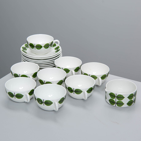 STIG LINDBERG. “Berså”, coffee set for 6 persons, Gustavsberg, 1960-74 ...