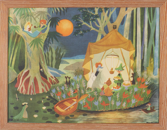 TOVE JANSSON & LARS JANSSON. offsettryck, "Utflykt till holmen", 1950 ...