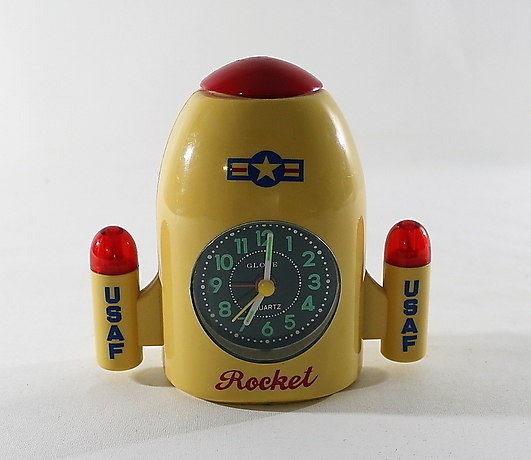 CLOCK, plastic, Rocket. Clocks & Watches - Mantel clocks - Auctionet