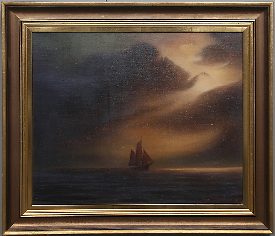 KARL GUSTAV HOLMBERG. Olja på duk, signerad och daterad -75. Konst - Måleri - Auctionet