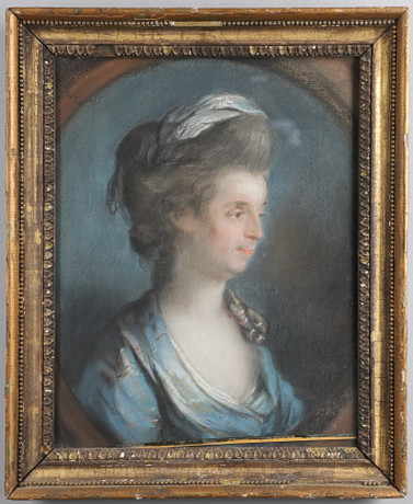 CATHERINE READ (1723-1778). HENNES KRETS. PORTRÄTT AV EN DAM. Konst ...