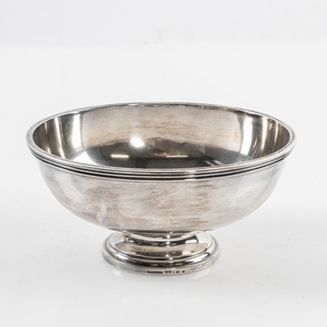 HELGE LINDGREN. A silver bowl, K Anderson Studio, Stockholm, 1947 ...