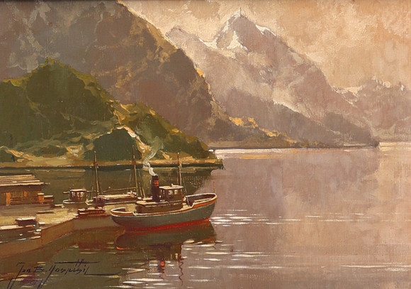 JAN B POSPISIL (1898-1968). Olja på duk, signerad. Konst - Måleri ...