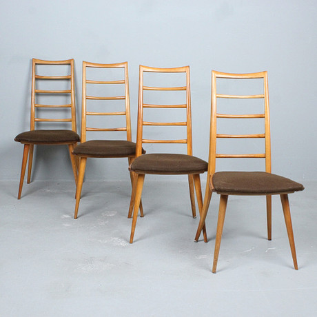 ERNST MARTIN DETTINGER för LUCAS SCHNAIDT. Uppsättning stolar ...