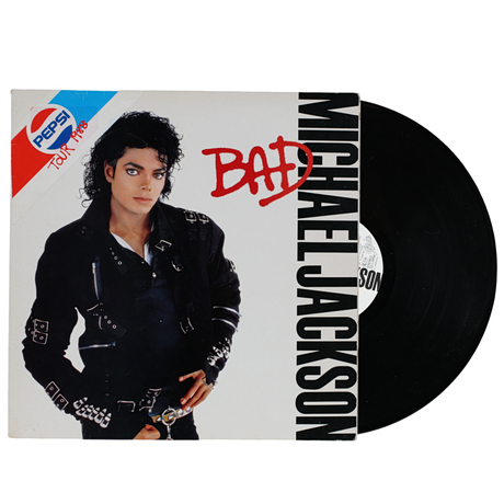 VINYL RECORD, Michael Jackson, “Bad”, Pepsi tour 1988. Miscellaneous ...