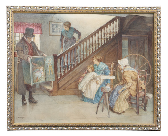 ALFRED WALTER BAYES (1832-1909). Konst - Måleri - Auctionet