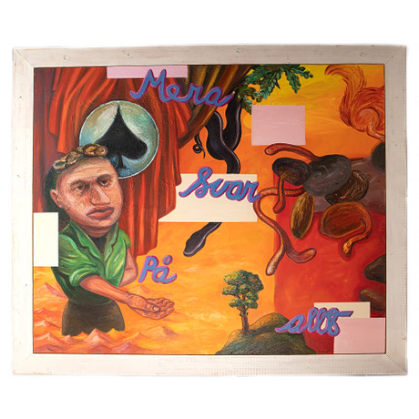 OLLE SCHMIDT. Olja på duk, signerad. Konst - Måleri - Auctionet