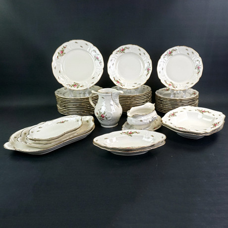 ROSENTHAL, A 46-piece porcelain “Sanssouci” porcelain set, Rosenthal ...