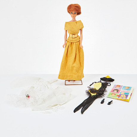 BARBIE, #850 Redhead/Titian Bubble Cut, Midge T. M. © 1962 Barbie ...