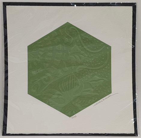 LAURA HERRAIZ BIANCHI. PANOT GAUDÍ. ENGRAVING ON EMBOSSED LINOLEUM ...