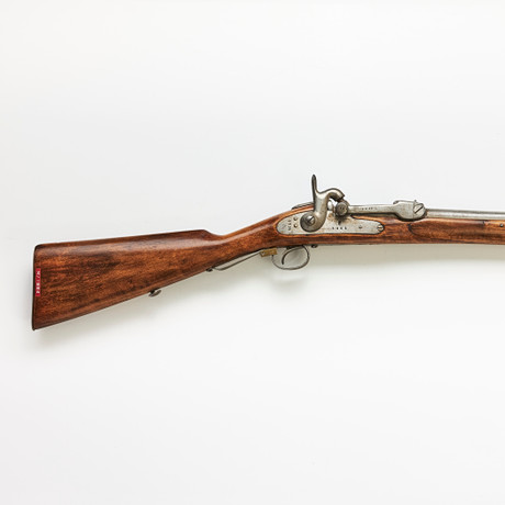CHAMBER LOADING RIFLE, Swedish, m/1864, reworked for hunting. Weapons ...