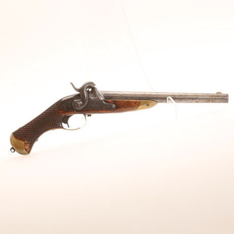 A STUD PISTOL, w/1850 Carl Gustaf Stads, Sweden, 19th century. Weapons ...