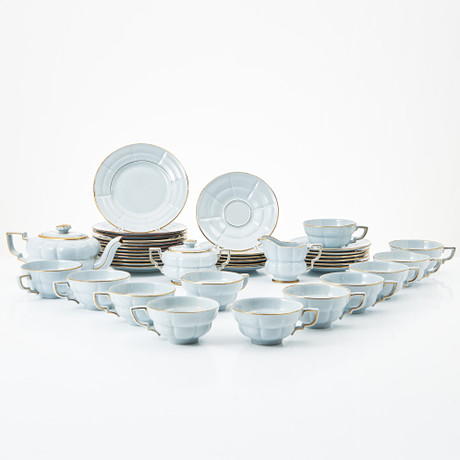 ARTHUR PERCY. Tea set, 27 pieces, model “Grand”, Upsala Ekeby. Ceramics ...
