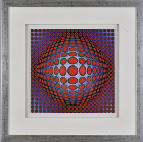 VICTOR VASARELY. After. Offset printing. Art - Engravings & Prints - Auctionet