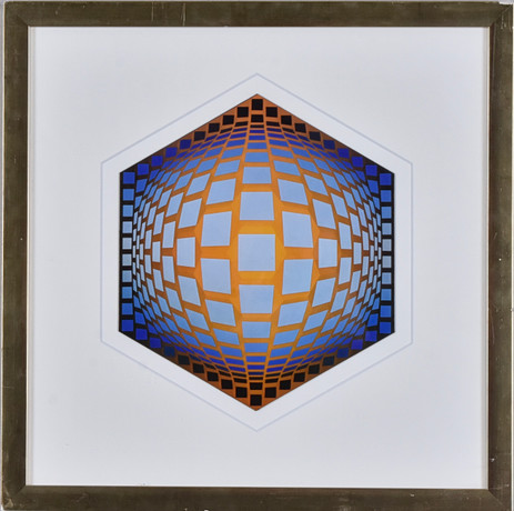 VICTOR VASARELY. After. Offset printing. Art - Engravings & Prints - Auctionet