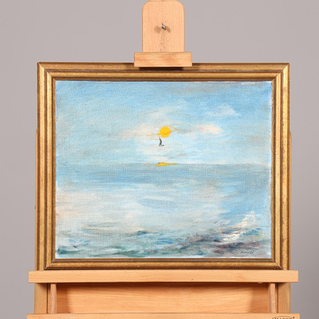 ROBERT BRUNKE. OIL ON CANVAS, “Varberg”, signed. Art - Paintings ...