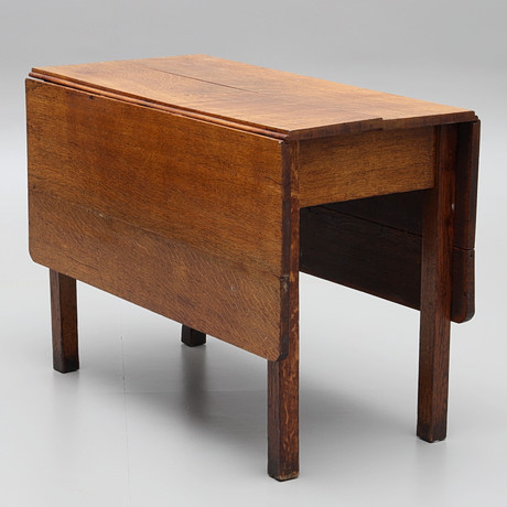 SLAGBORD, betsad ek, 1900-tal. Möbler - Bord - Auctionet