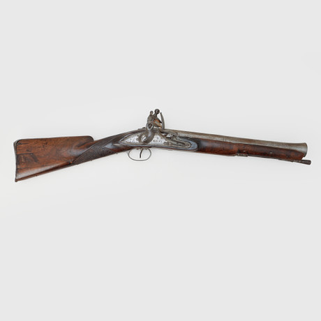 A flintlock blunderbus, marked Moore 1797. Weapons & Militaria - Guns ...