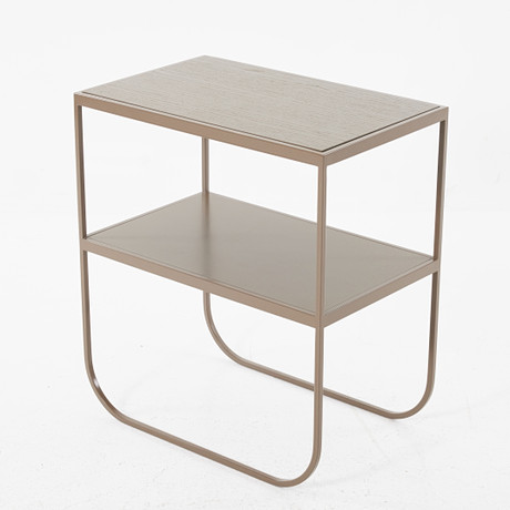 BROBERG & KNIGHT RAY. “Tati 65", side table, Asplund, frame in green ...