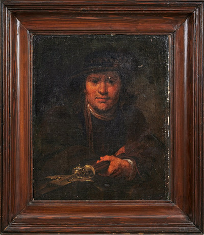 AERT DE GELDER. his circuit, Dutch school, around 1700. Man with ...