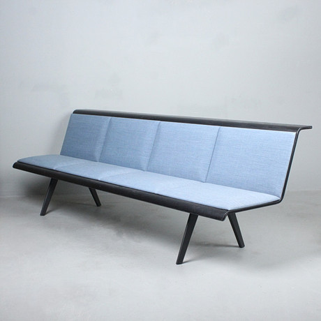 LIEVORE ALTHERR MOLINA. for Arper Zinta. Bench/four-seater, 'Waiting ...