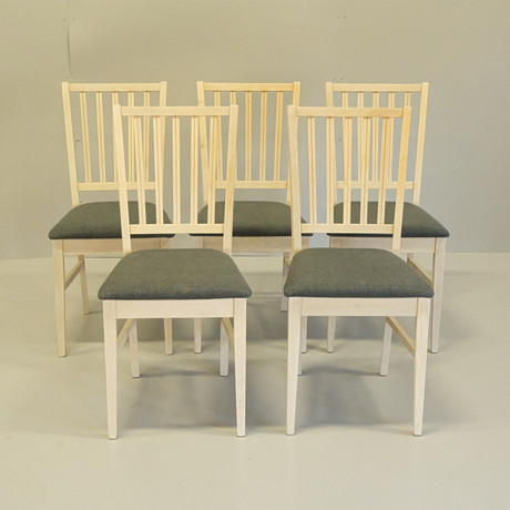 FIVE CHAIRS, “FILIPPA”, OAK, ROWICO HOME. Furniture - Armchairs ...