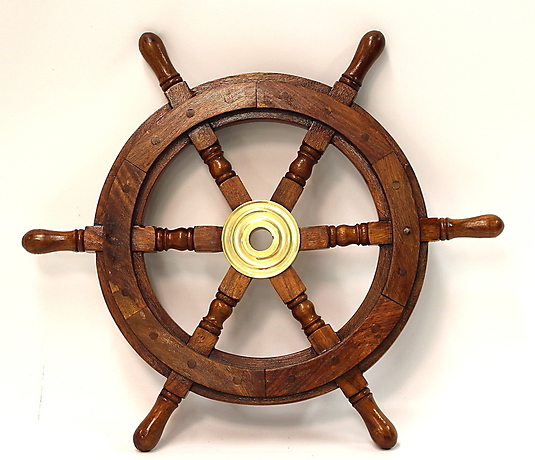 BOAT HANDLE, wooden brass. Miscellaneous - Technica & Nautica - Auctionet