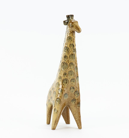 LISA LARSON. Figurine, “Giraffe”, from the series Stora Zoo, stoneware ...
