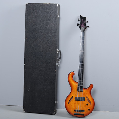 DEAN RHAPSODY SEMI-HOLLOW, 4-STRING ELECTRIC BASS, SUNBURST, MADE IN ...