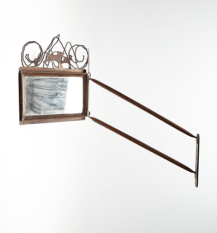GOSSIP MIRROR, copper, 19th century. Mirrors - Auctionet