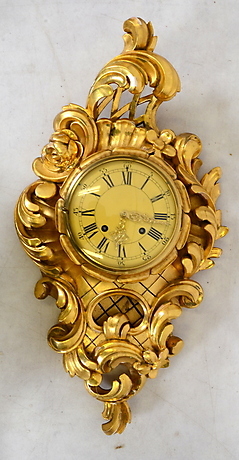 WALL PENDANT, gilt, rococo style, mid 20th century. Clocks & Watches ...