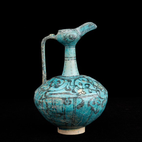 A Persian KANNA, Kashan c. 12th-13th century, decoration with patterns ...