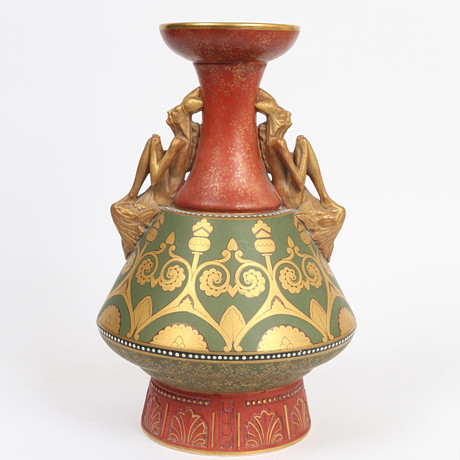 AN OLD HALL POTTERY VASE. Ceramics & Porcelain - European - Auctionet