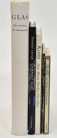 Books on the history of glass and glass. 5 Volumes. Books, Maps ...