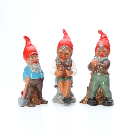 HEISSNER, TOMTAR, TRE ST. Bemålad keramik. Tyskland, 1900-talets andra ...