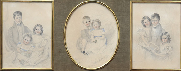 RICHARD-AUGUSTUS CLACK. Three portraits of Maximilian Dalison's ...