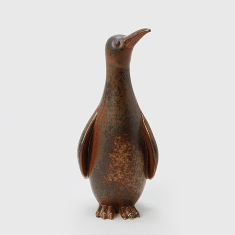 GUNNAR NYLUND. Skulptur pingvin, stengods, Rörstrand. Keramik & Porslin ...