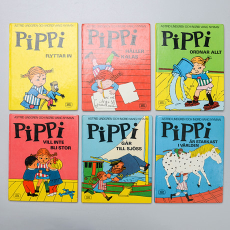 ASTRID LINDGREN & INGRID VANG NYMAN. Pippi se muda/Pippi lo arregla ...