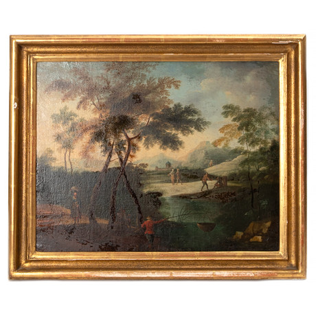 JOHAN PHILIP KORN (Sverige 1728-1796). Tillskriven, olja på duk ...