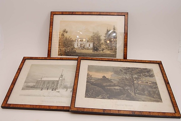 GÖTEBORG. Four tone lithographs: Jacobsdal. Skansen kronan, English ...