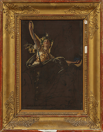 JULIUS KRONBERG. oil on canvas, signed J. Kronberg 1891. Art ...