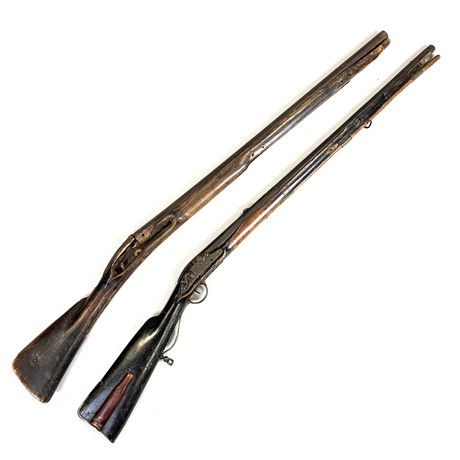 2 SLAGLOCK RIFLES, renovation objects. Weapons & Militaria - Guns ...