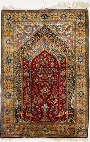 ORIENT CARPET. Silk, with calligraphy. Carpets & Textiles - Carpets ...